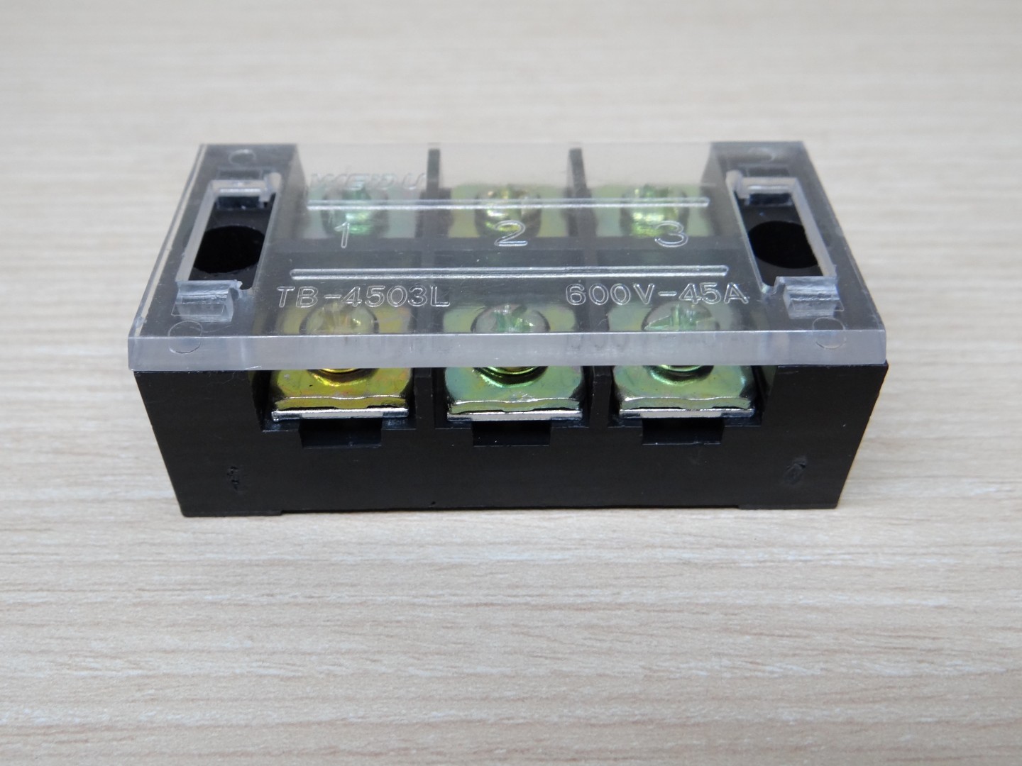 Terminal Blocks TB-4503 (600V 45A 3P) Patch Panel Wiring Row Junction ...