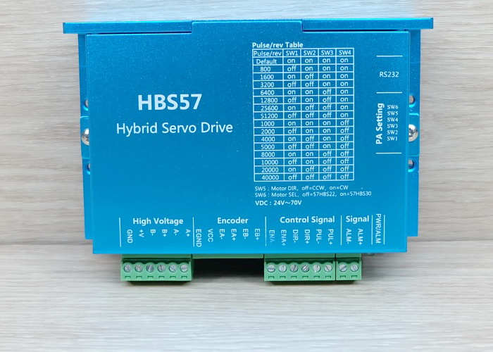 HBS57 Closed-Loop Hybrid Stepper Motor Drive With RS232 Port ...