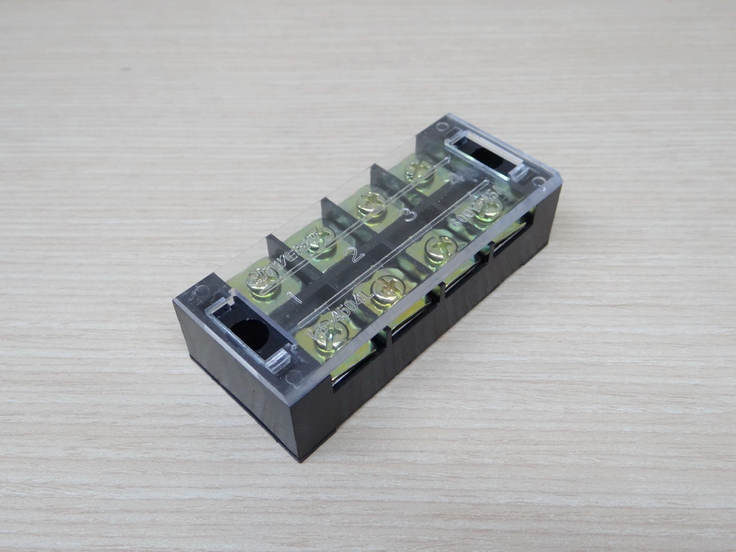 Terminal Blocks TB-4504 (600V 45A 4P) Patch Panel Wiring Row Junction ...